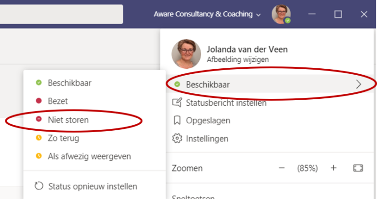 4 Niveaus om meldingen in Teams in te instellen - Aware Consultancy ...